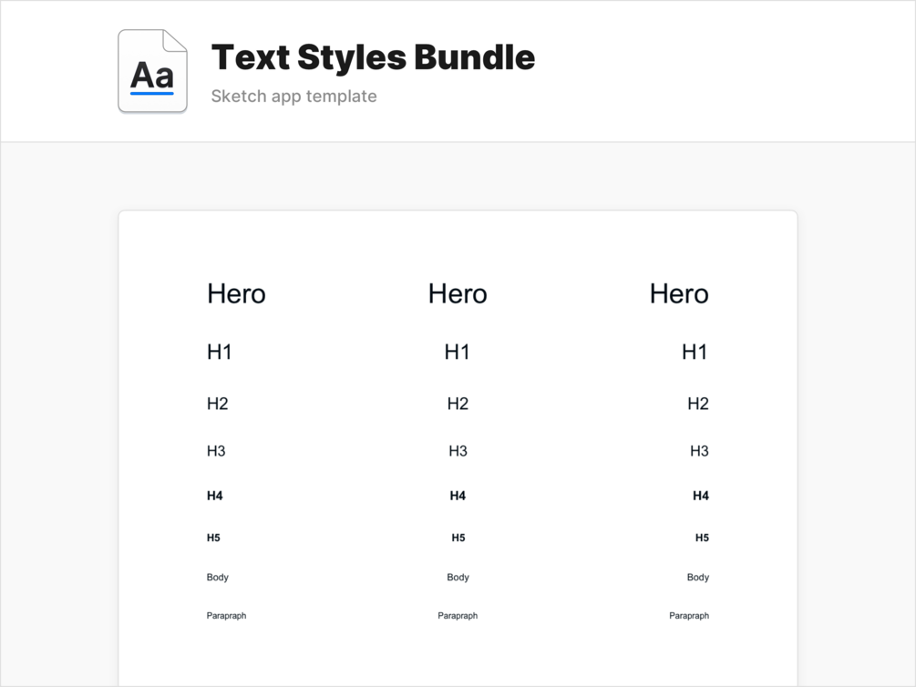 Text Styles Bundle