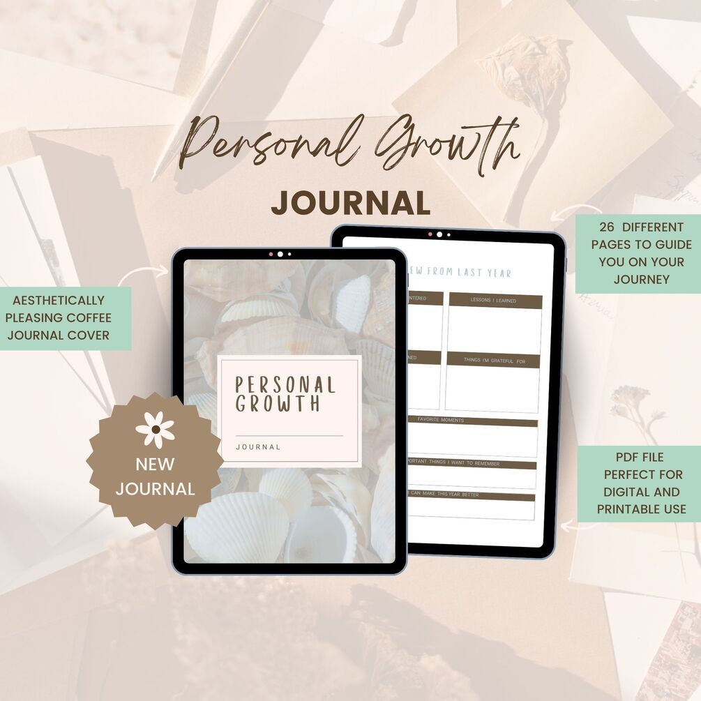 Beach Personal Growth Journal