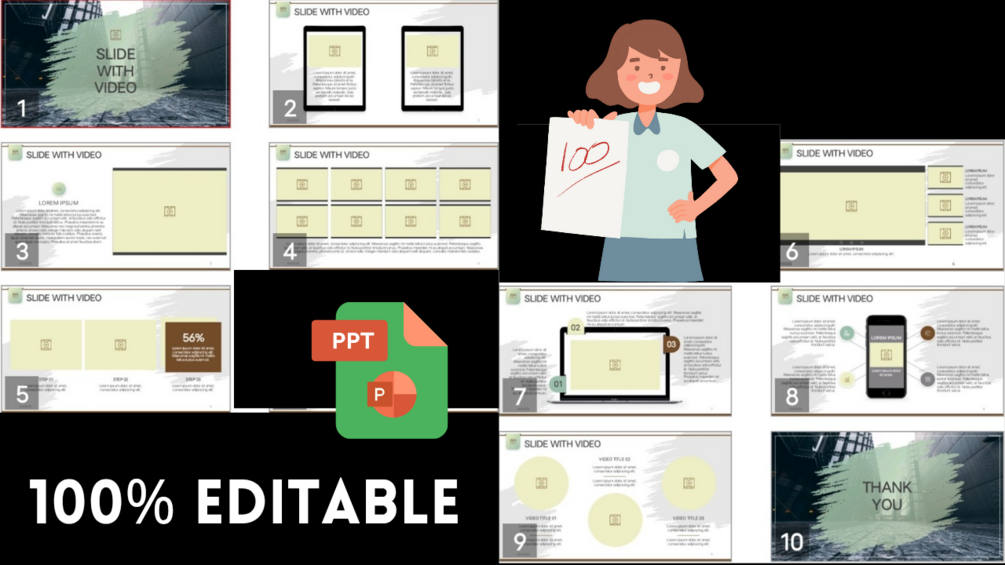 📊 Ready-Made Data PowerPoint Template – Pro Slides with Video, SWOT ...