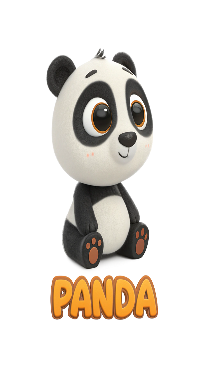 3D Cartoon Animal Cards