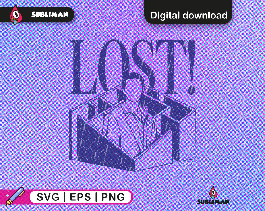 Lost - Rm | KPOP SVG | vector files for Cricut