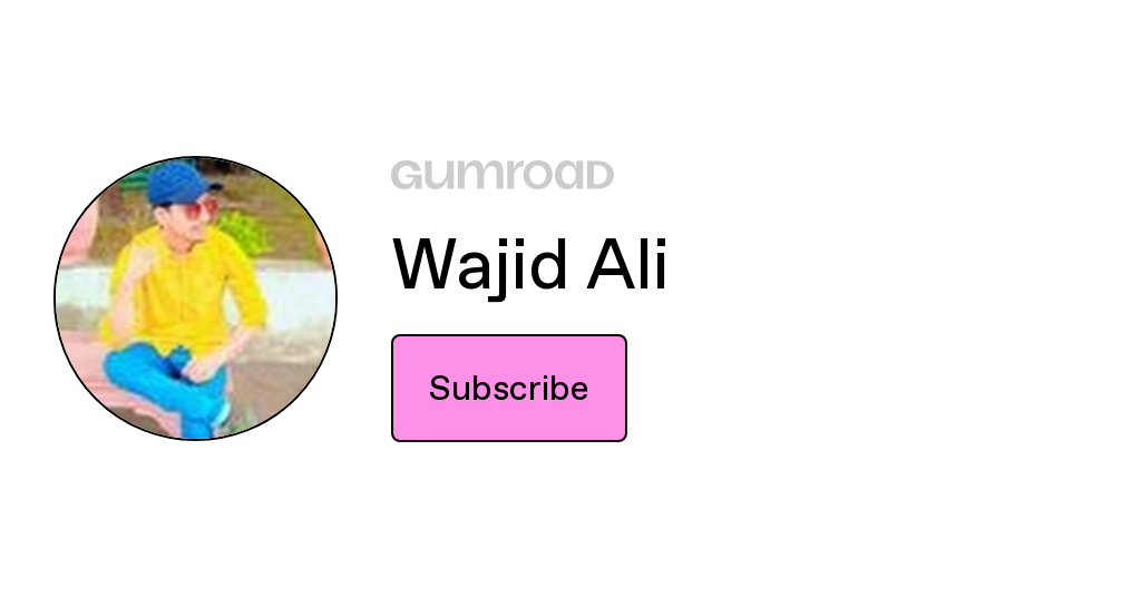 Wajid Ali