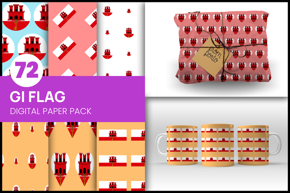 GI Flag Seamless Patterns