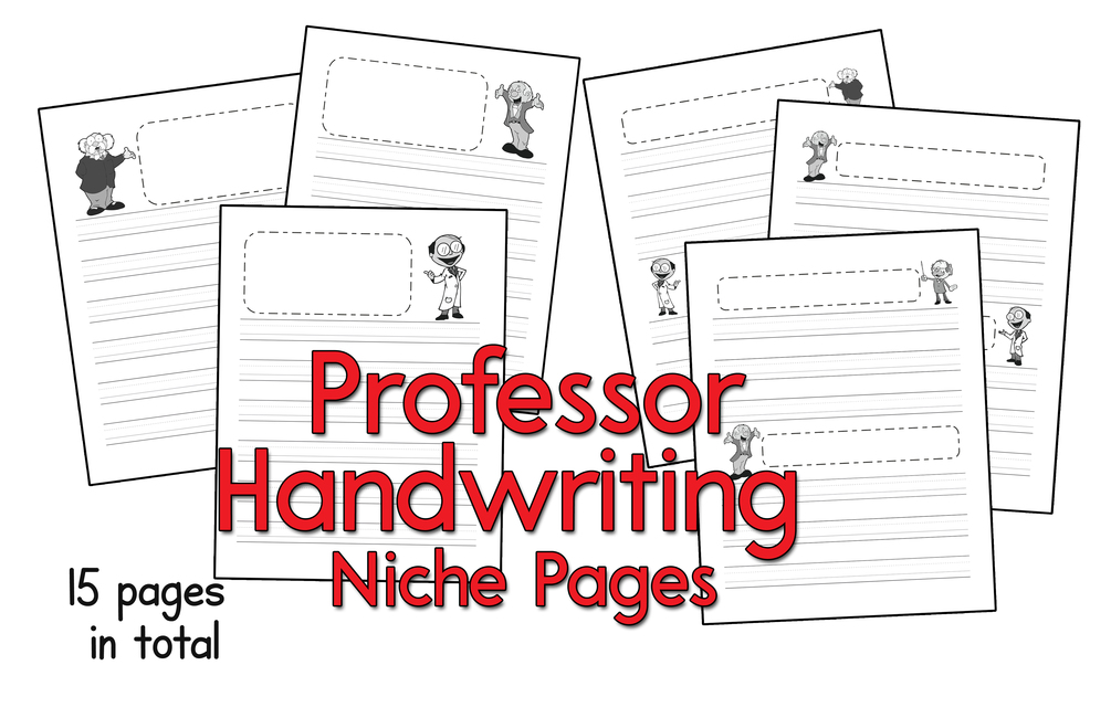 Professor Handwriting Niche Pages