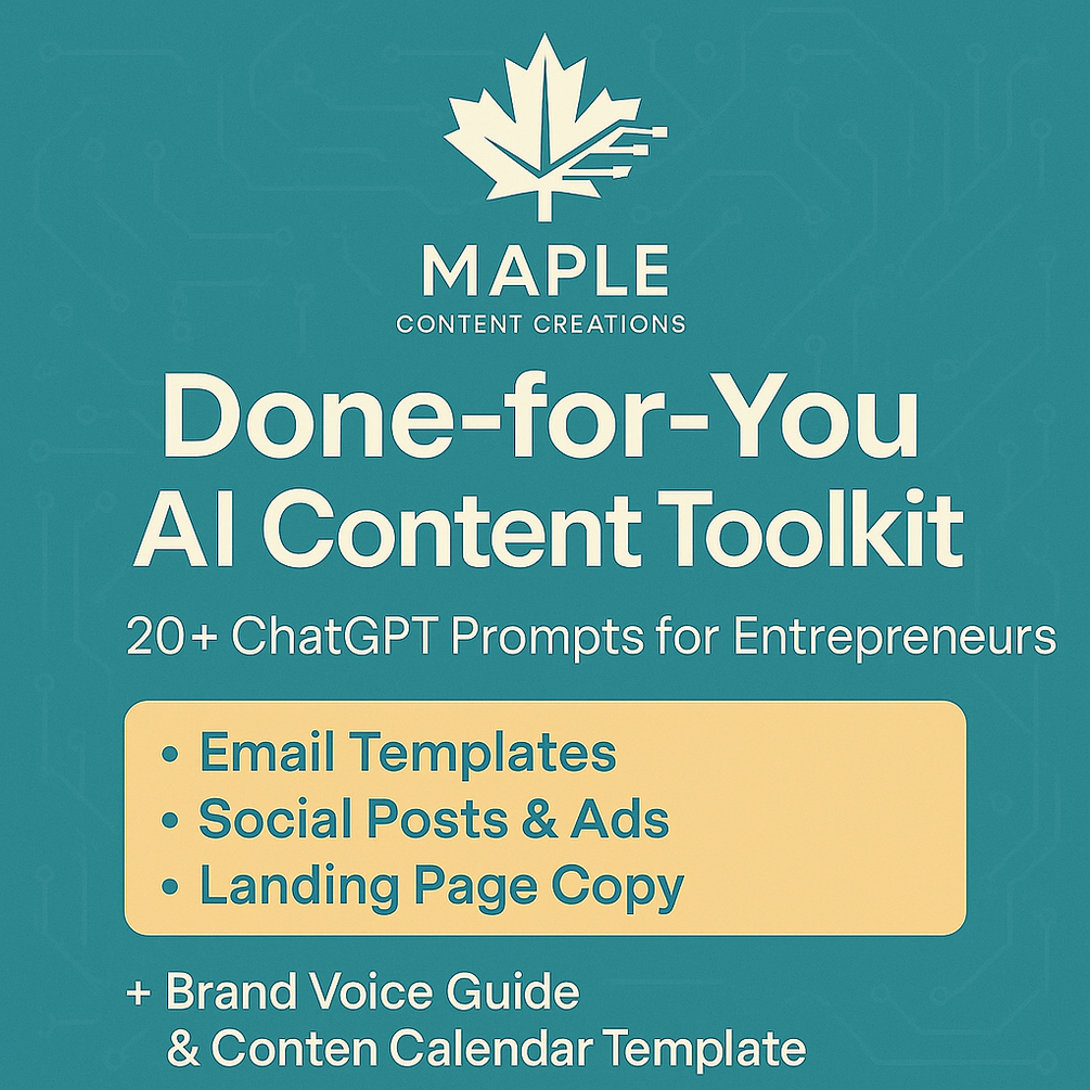 Done-for-You AI Content Toolkit