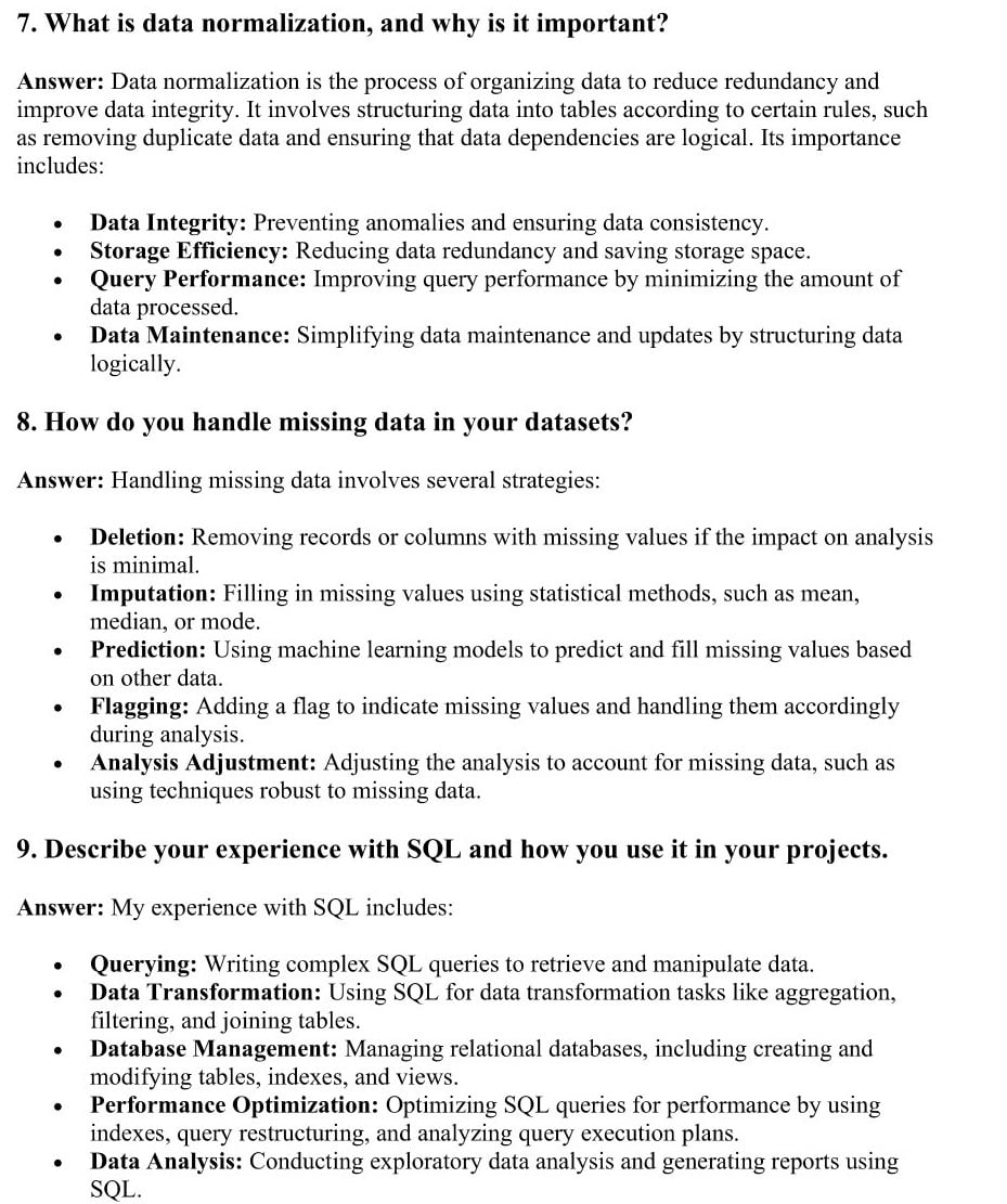 6 PDFs containing ALL Types of Most Asked Interview Q&A (Scenario-Based, Technical-Based ...