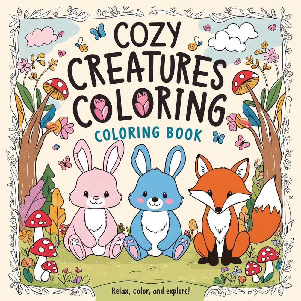 Cozy Coloring Digital Book