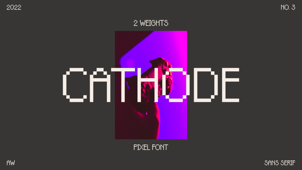 Cathode - free font
