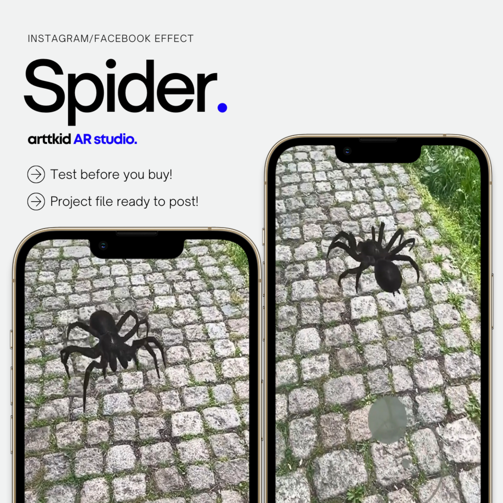 Spider | Instagram filter by arttkid AR studio