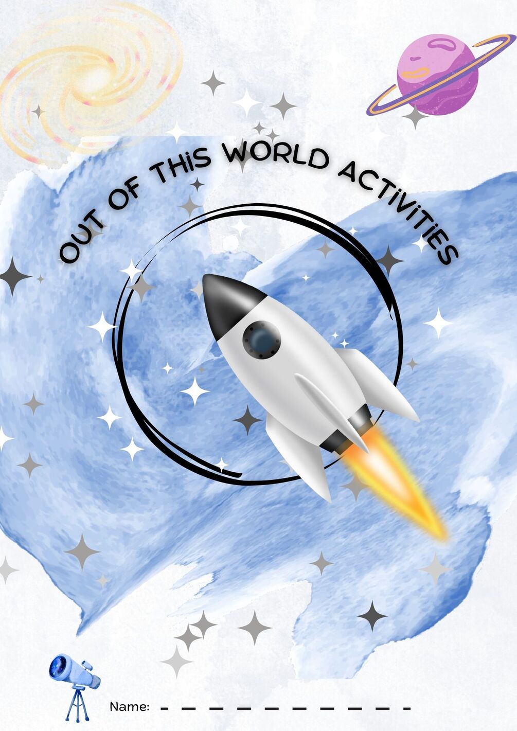 OUT OF THIS WORLD Kids Activity book