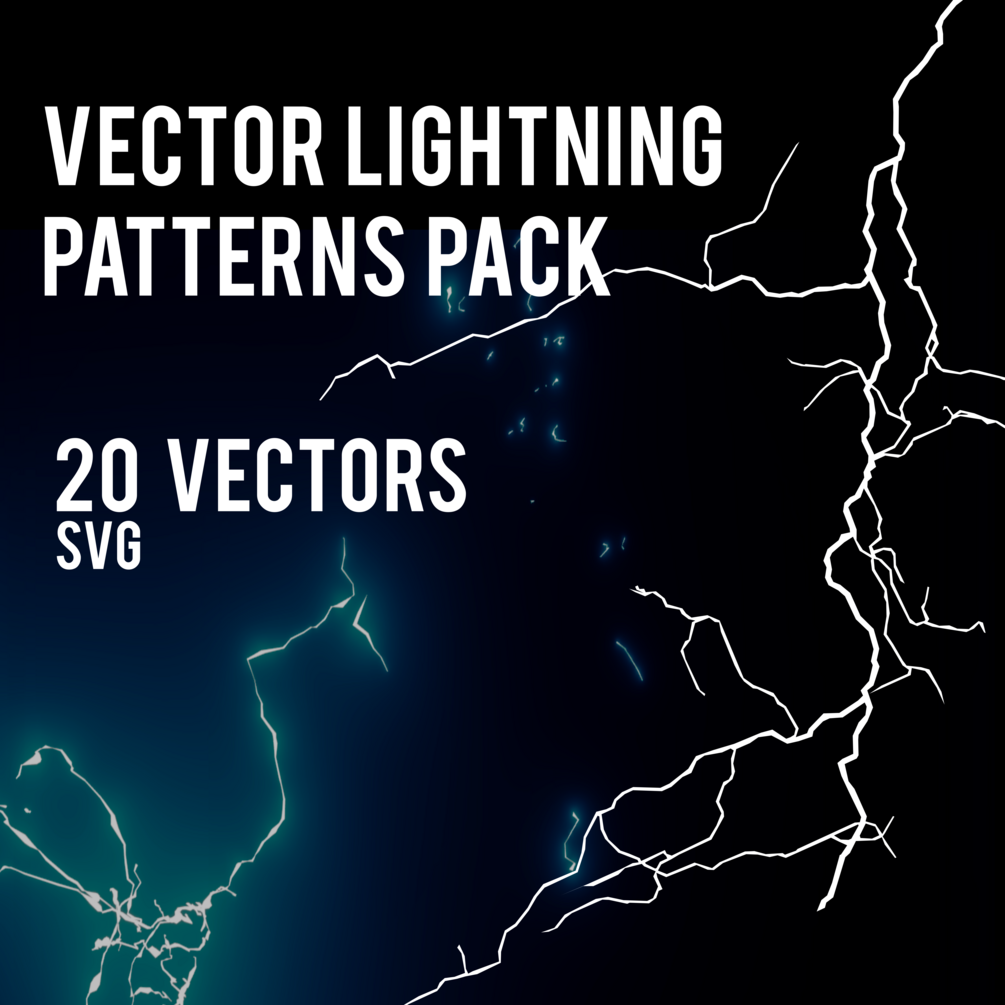 Vector lightning patterns