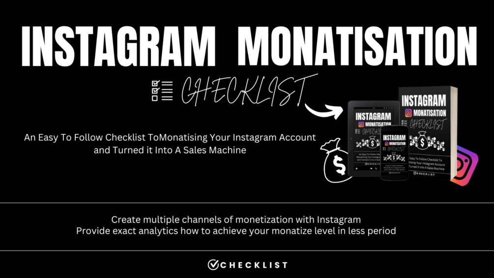Instagram Monatization Checklist