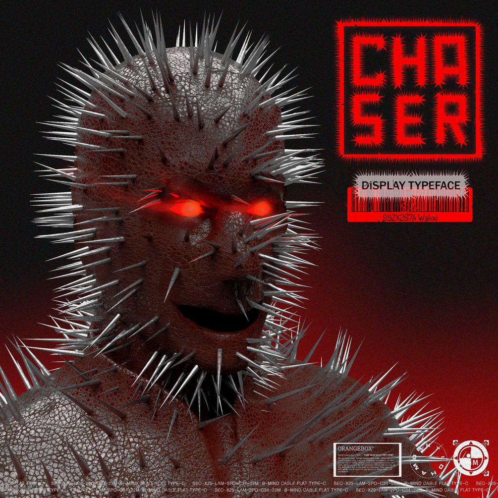 CHASER font (display typeface)