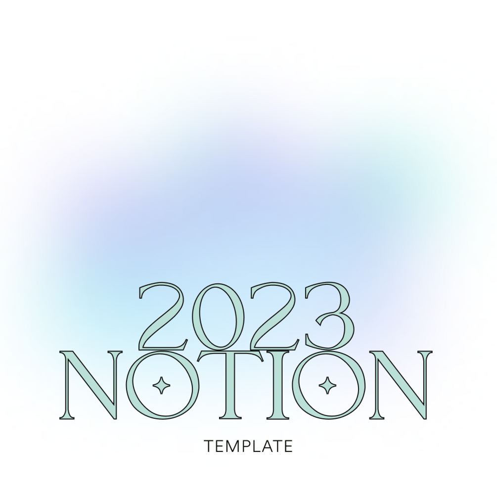 2023 Notion template