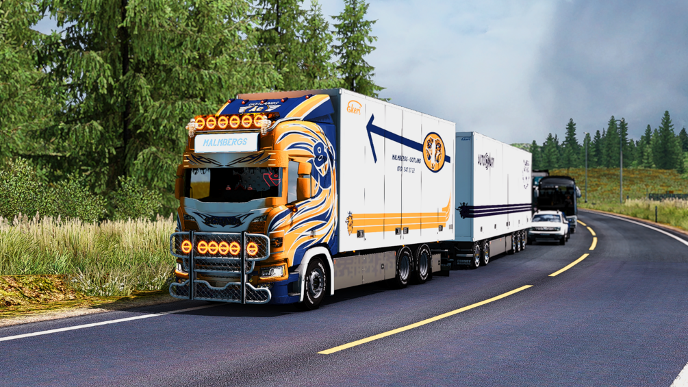 Scania Malmbergs Full Custom Åkeri ASG