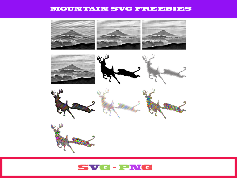 Mountain Freebie Svgs