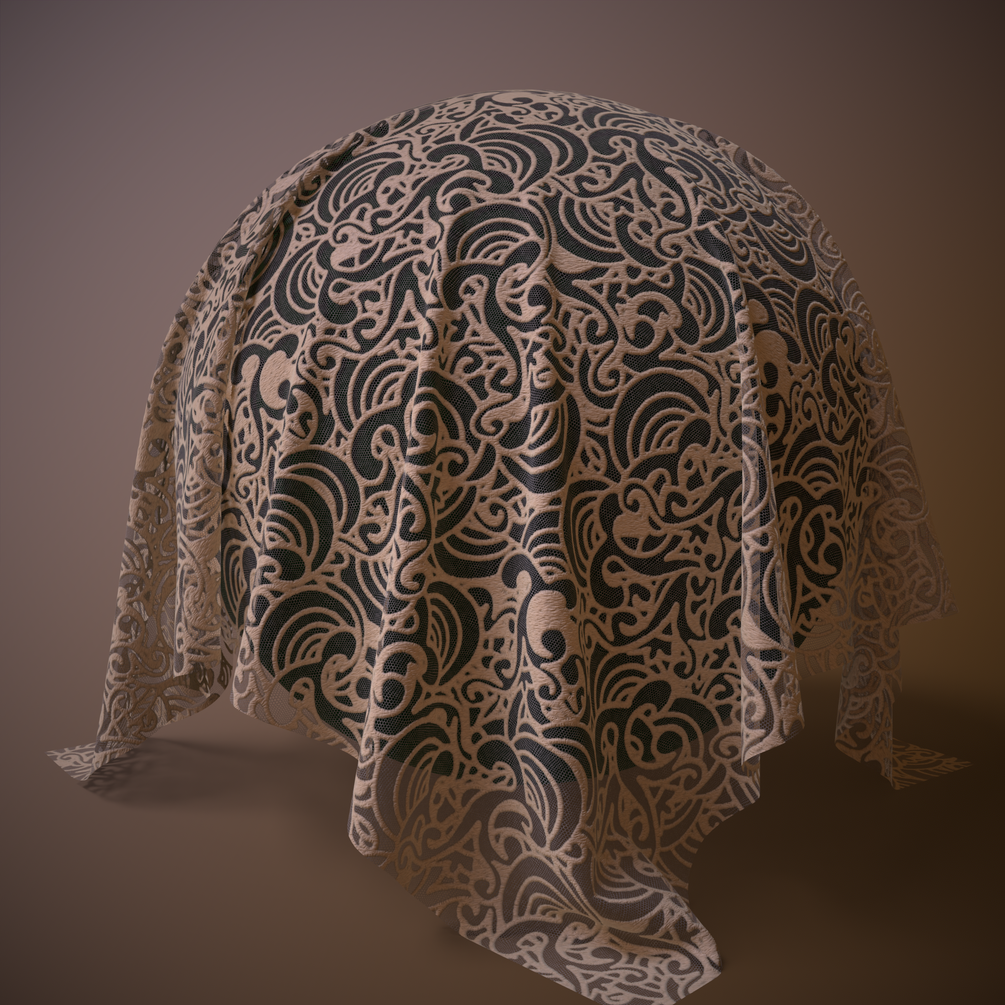 Smart lace substance material (6 patterns)