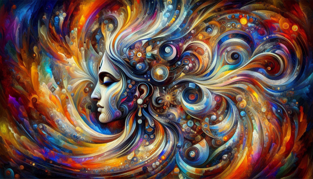 🎨 Divine Expressions: Abstract Art of the Gods 🌌 #AbstractArt # ...