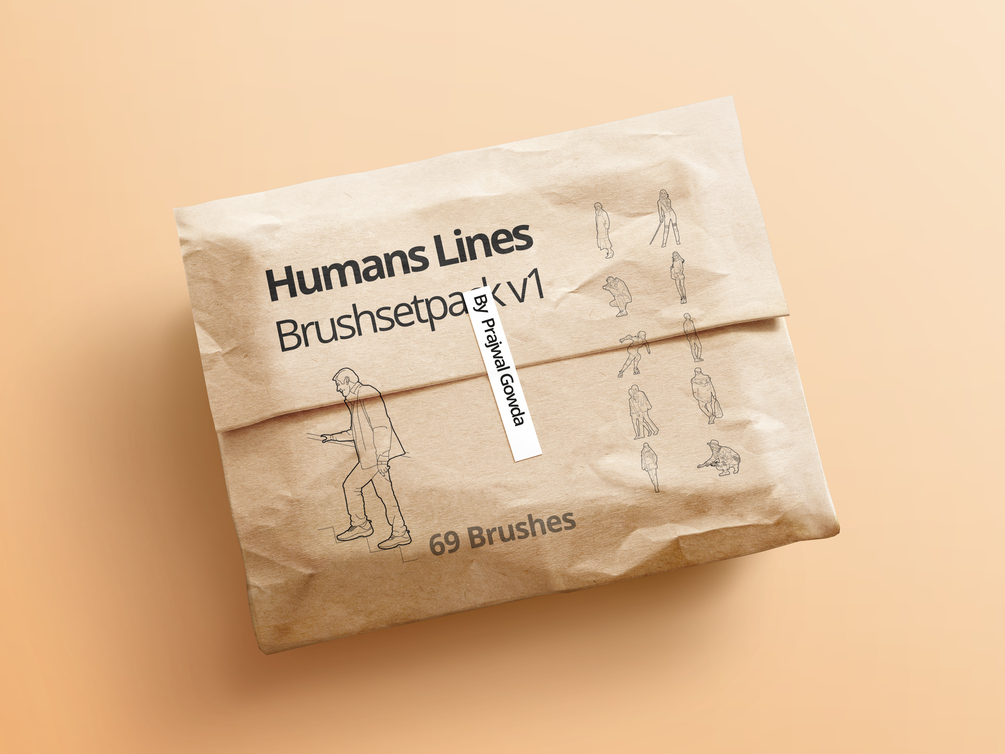 Humans Lines Brushsetpack v1
