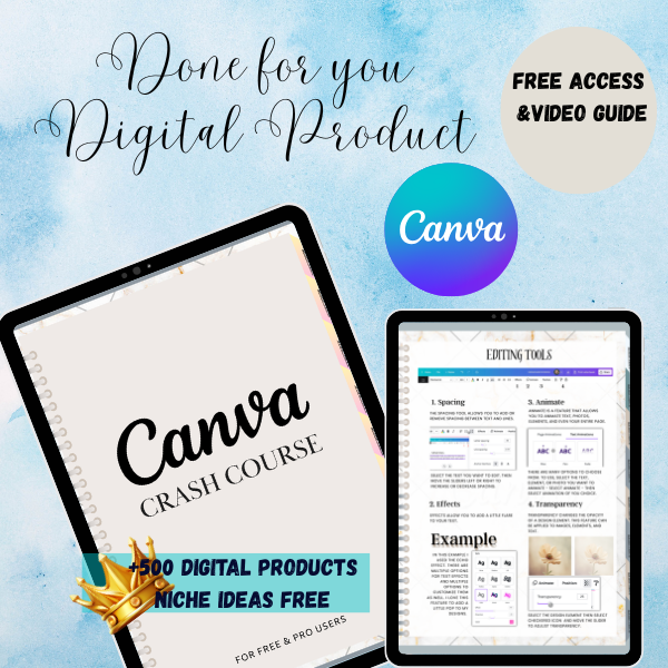 “Canva Crash Course for Beginners – Step-by-Step Guide (PDF)”