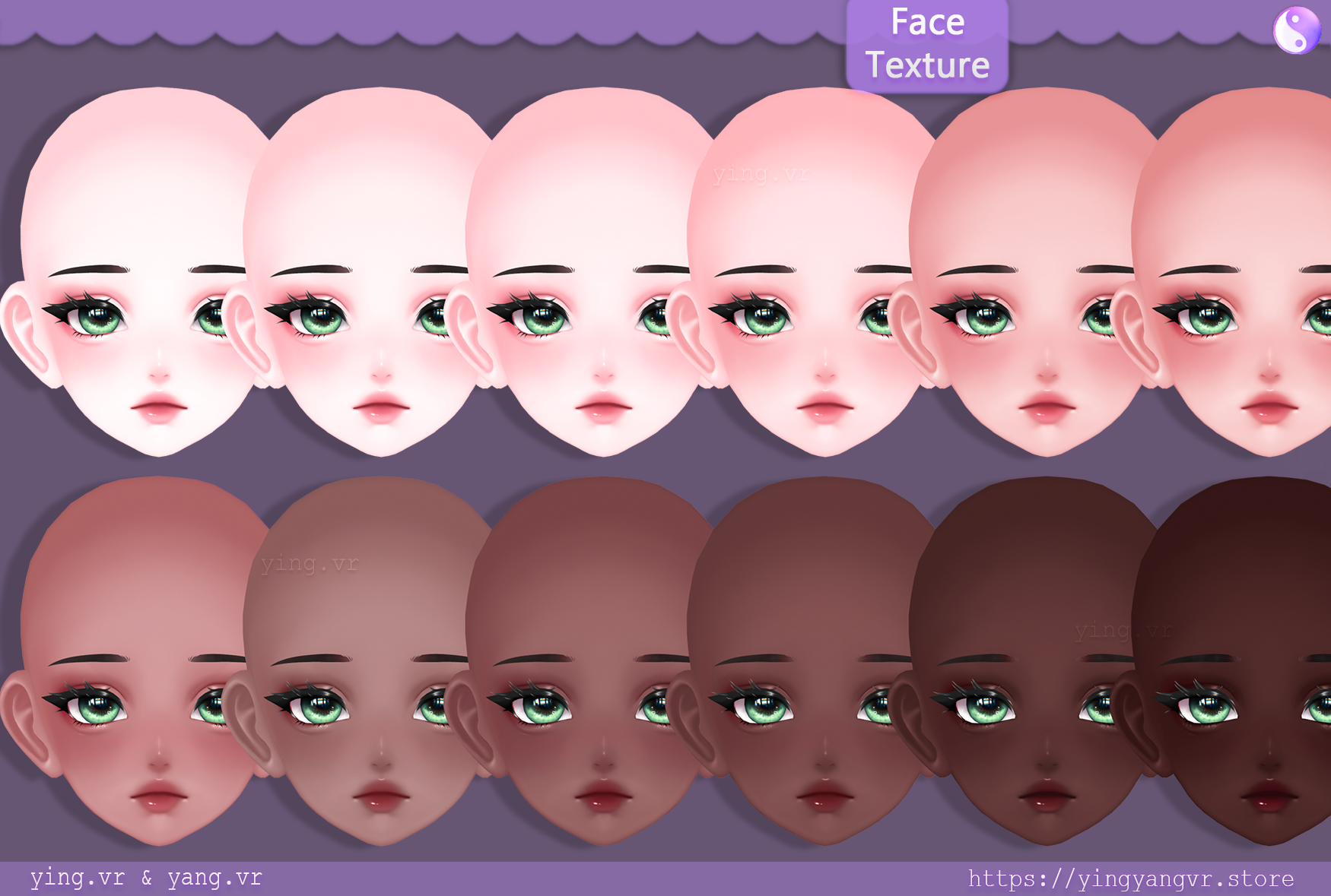 LF YingYangVR Face Texture [Amelia Head] | RipperStore Forums