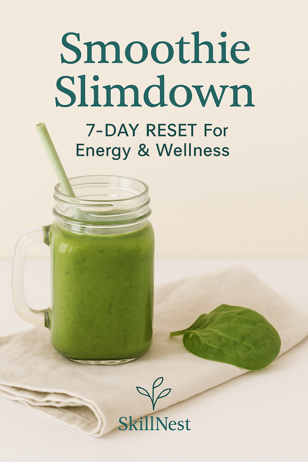 Smoothie Slimdown: 7-Day Reset for Energy & Wellness
