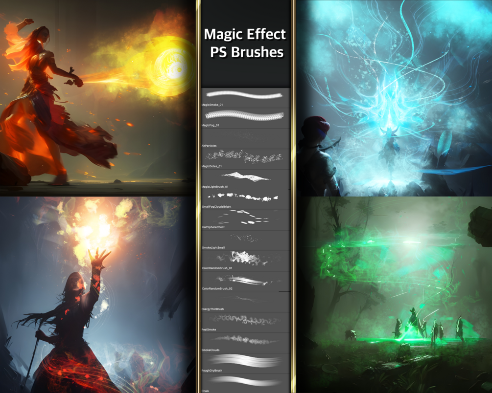 Magic Effect PS Brushes Set - Photoshop CC - Brushes - ABR - Magic Effects