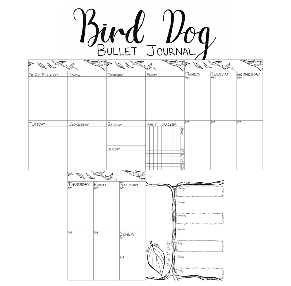 Spring Forest Weekly Spreads