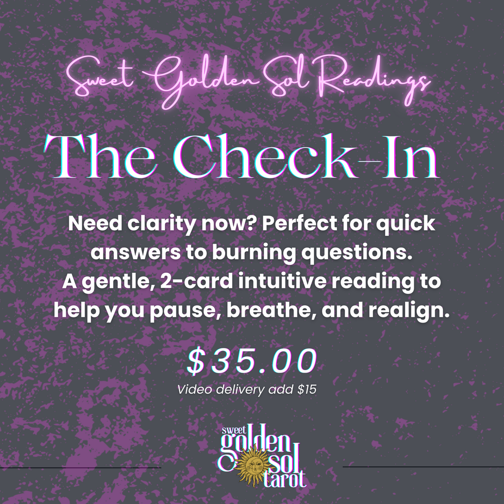 Check-In: ONE QUESTION 🔮