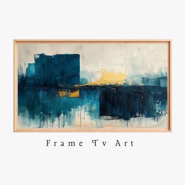 4K Samsung Frame Tv Art Abstract
