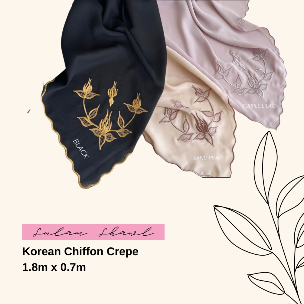 Sulam Shawl (Melur)