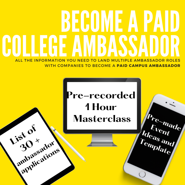 Become A Paid College Ambassador