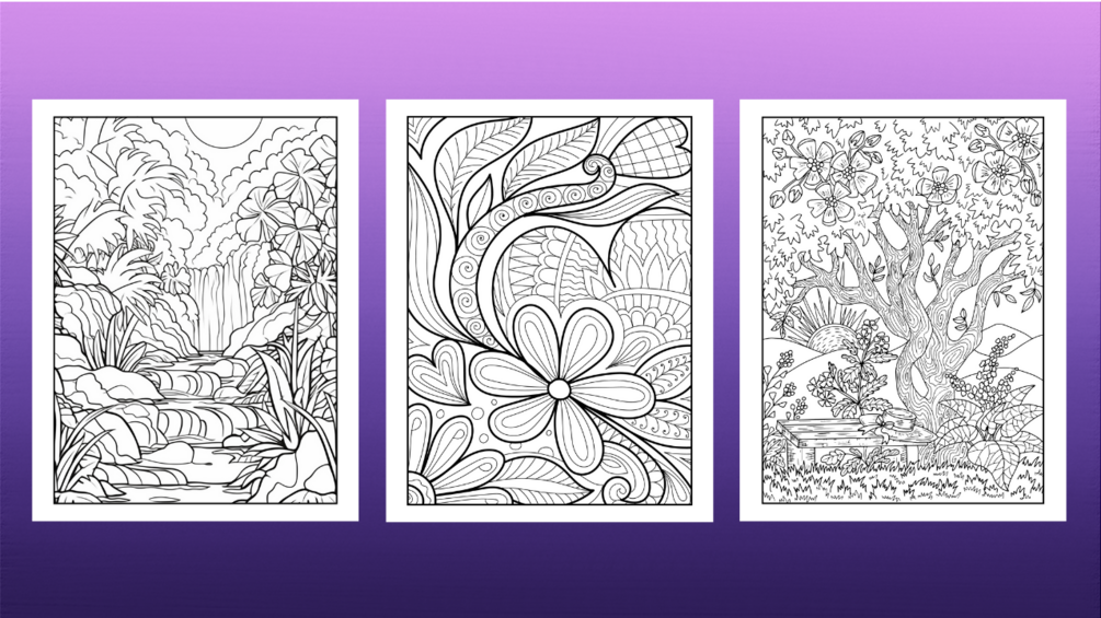 Exploring Nature - Mindful Moments Coloring Book Vol. 2