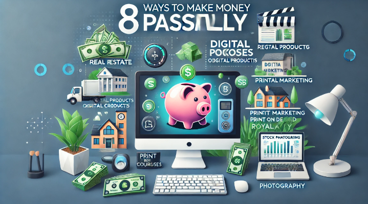 8 different ways to make money passively with full step by step guide
