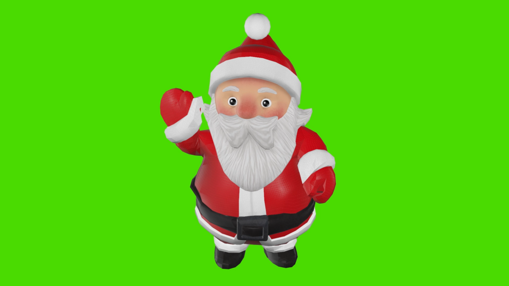 Santa Clause Green Screen Collection 4K