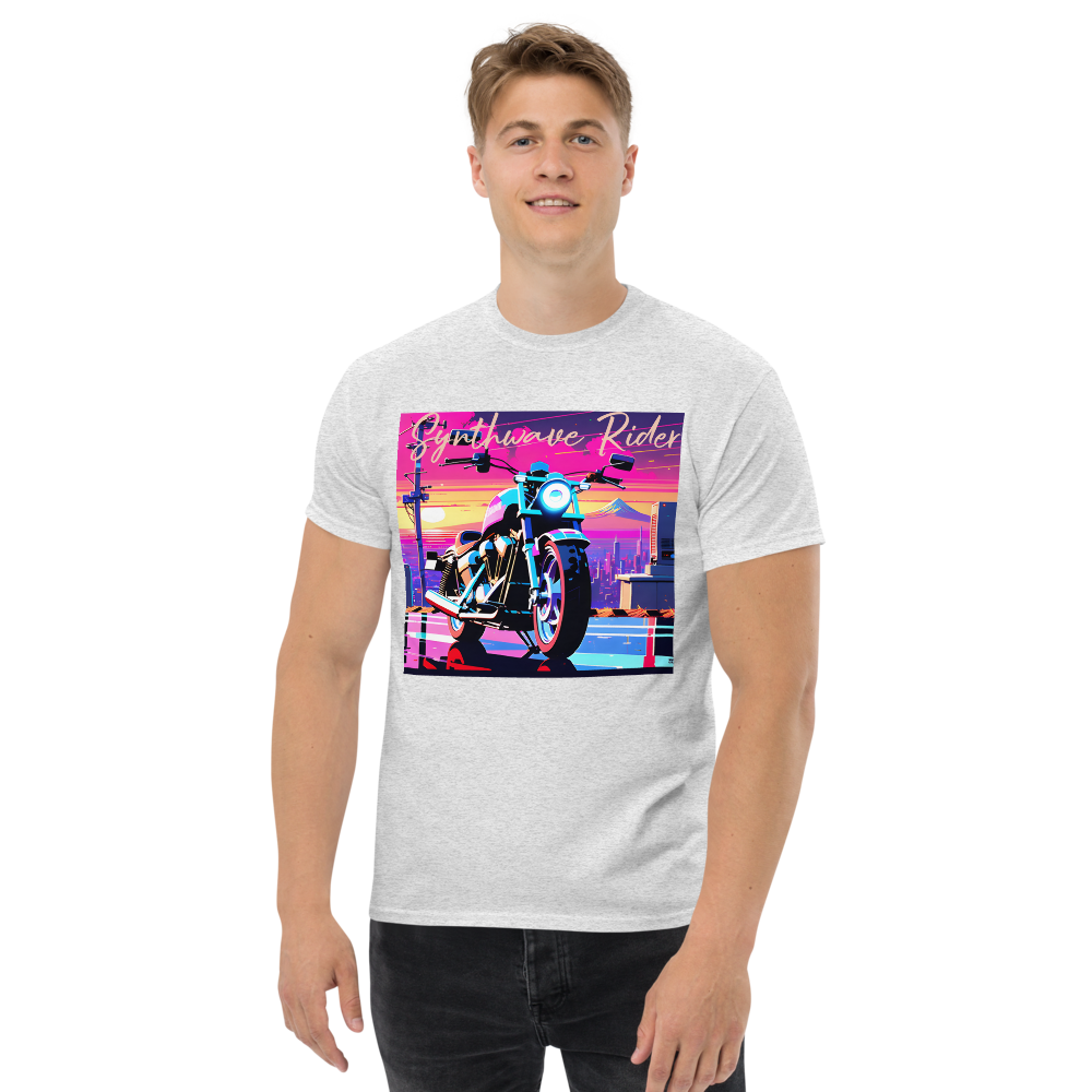 Synthwave Rider - Men’s Classic Tee