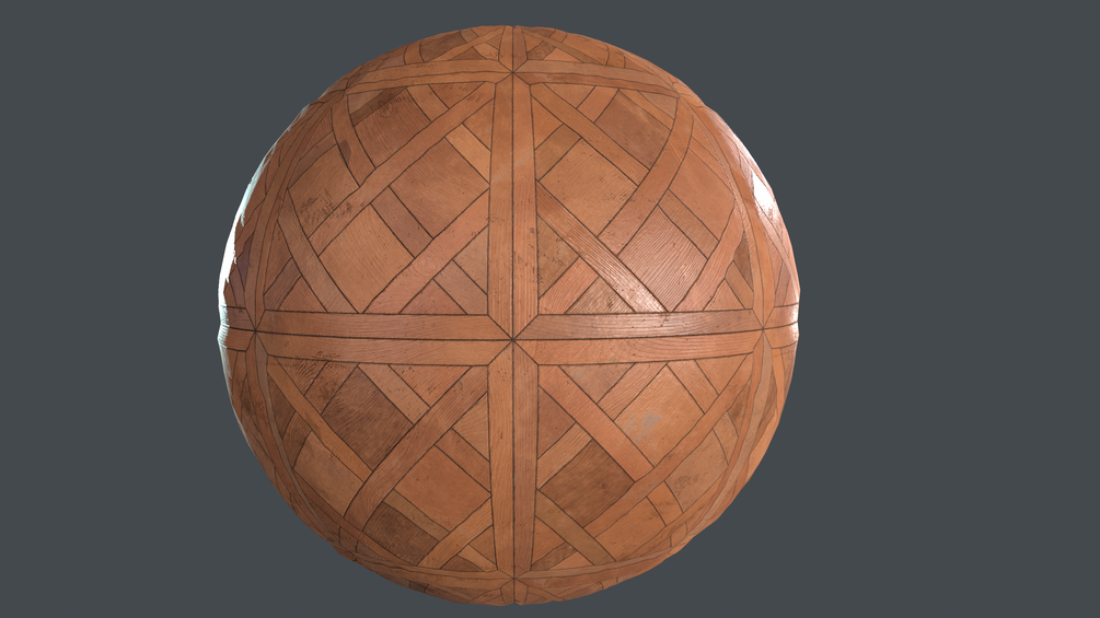 Wooden Floor PBR Texture (4K)