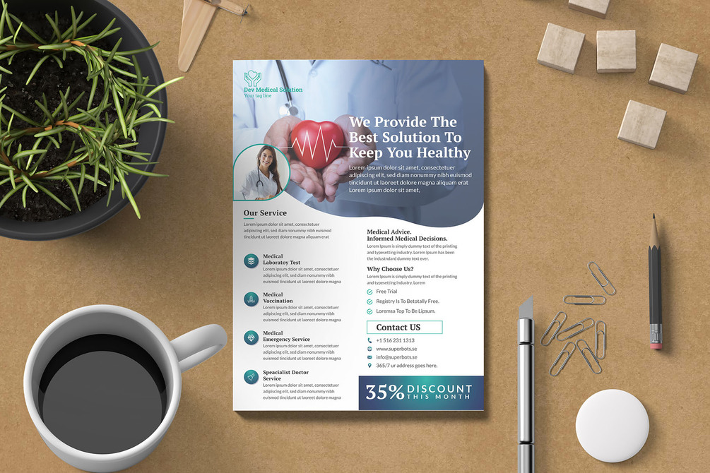 Modern Medical & Healthcare Flyer