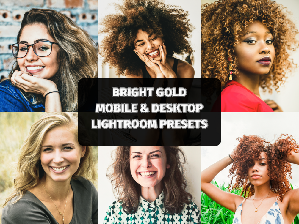 Bright Gold - 7 Lightroom Presets