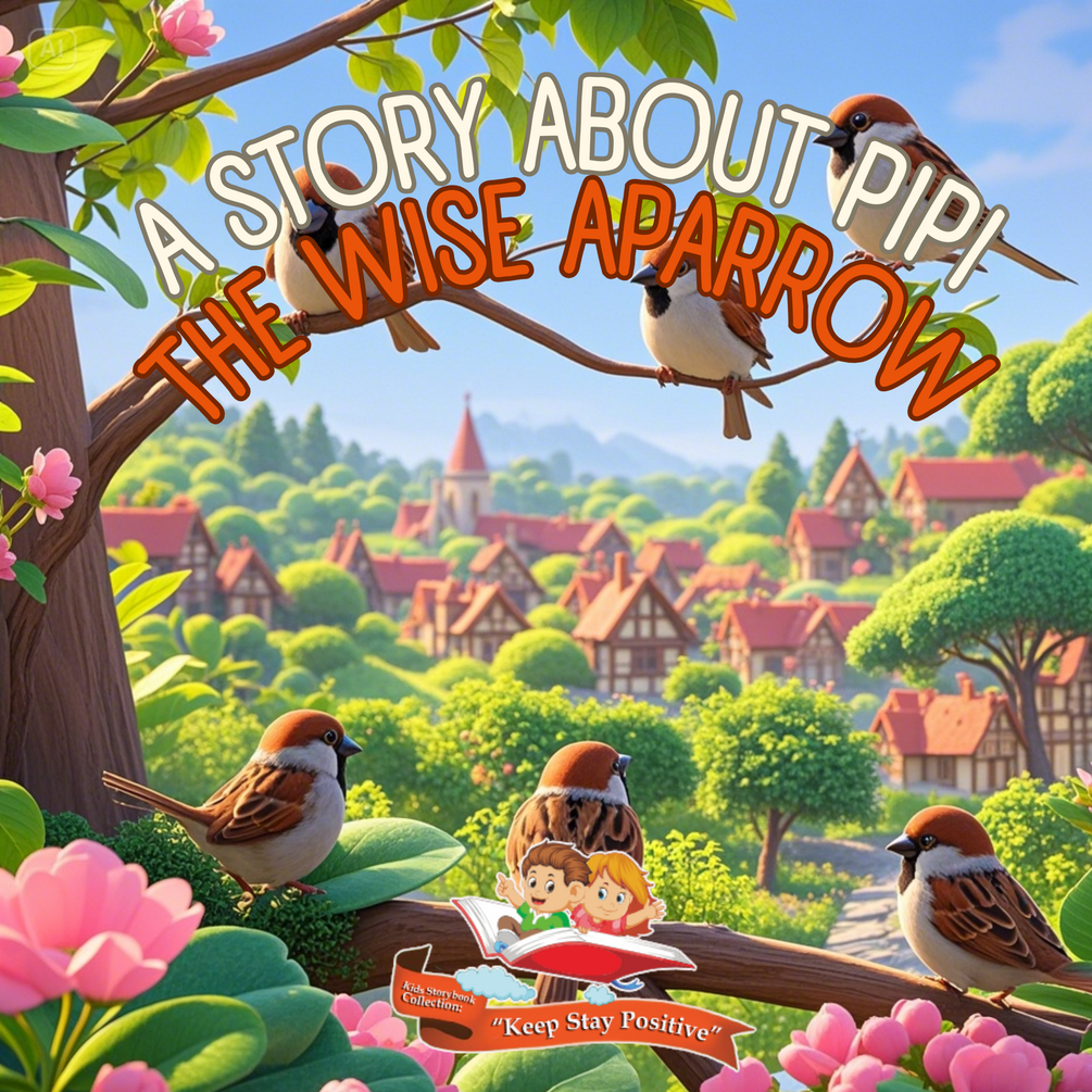 Children's storybooks "The Wise Sparrow"