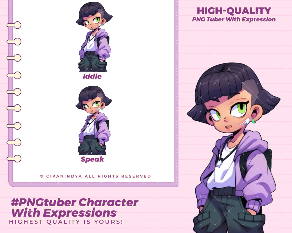 PNG Tuber | PNG Tuber Cute Boy for Streamers Artistic & Vibrant | Free ...