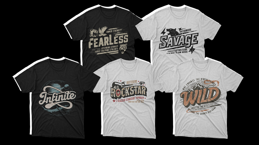 Vintage Retro Typography Collection