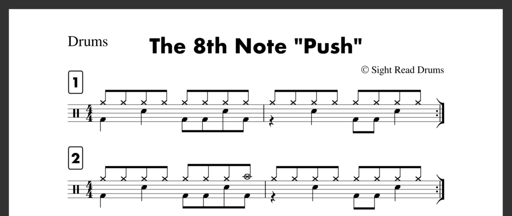 The 8th Note "Push"