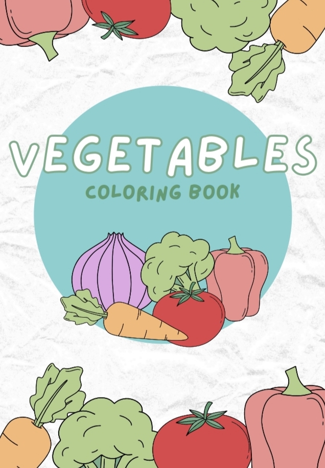 Vegetables Coloring Book | Printable