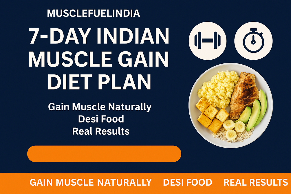 Free 7-Day Clean Bulking Diet Plan (Veg & Non-Veg)