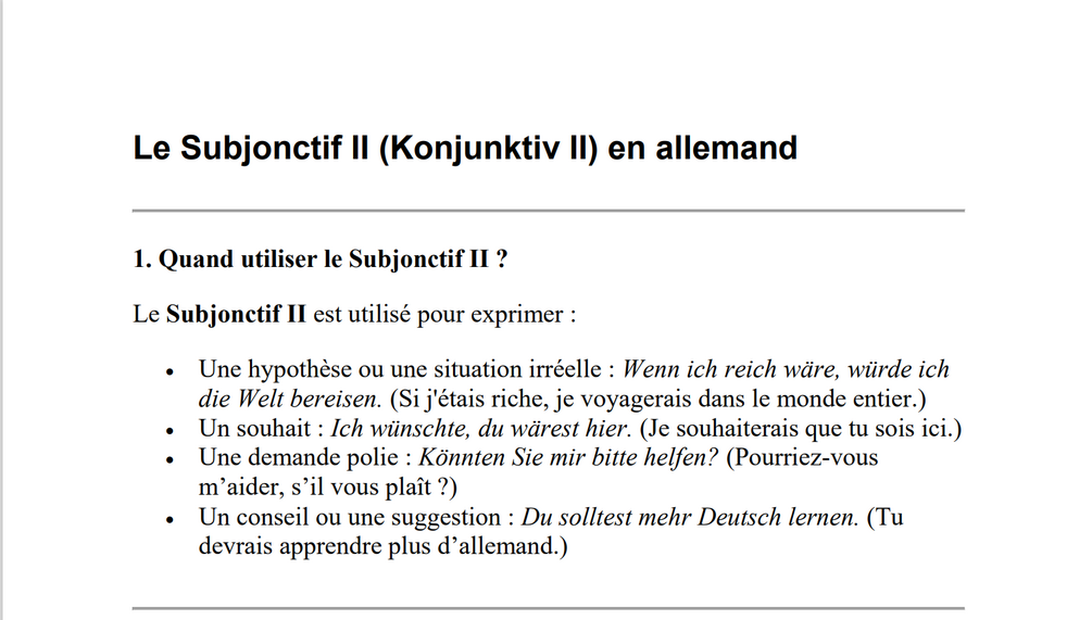 Comment utiliser Le subjonctif 2?