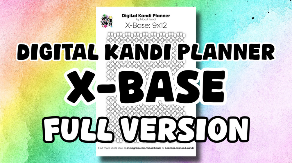 Full X-Base Digital Kandi Planner