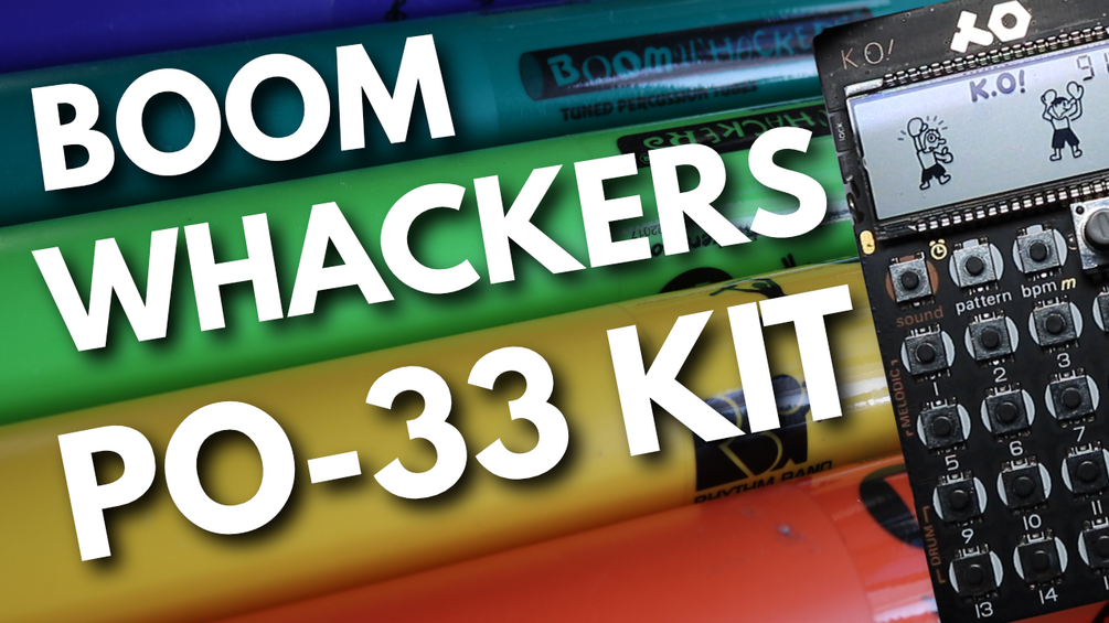 PO-33 backup file & sample pack: BOOMWHACKERS