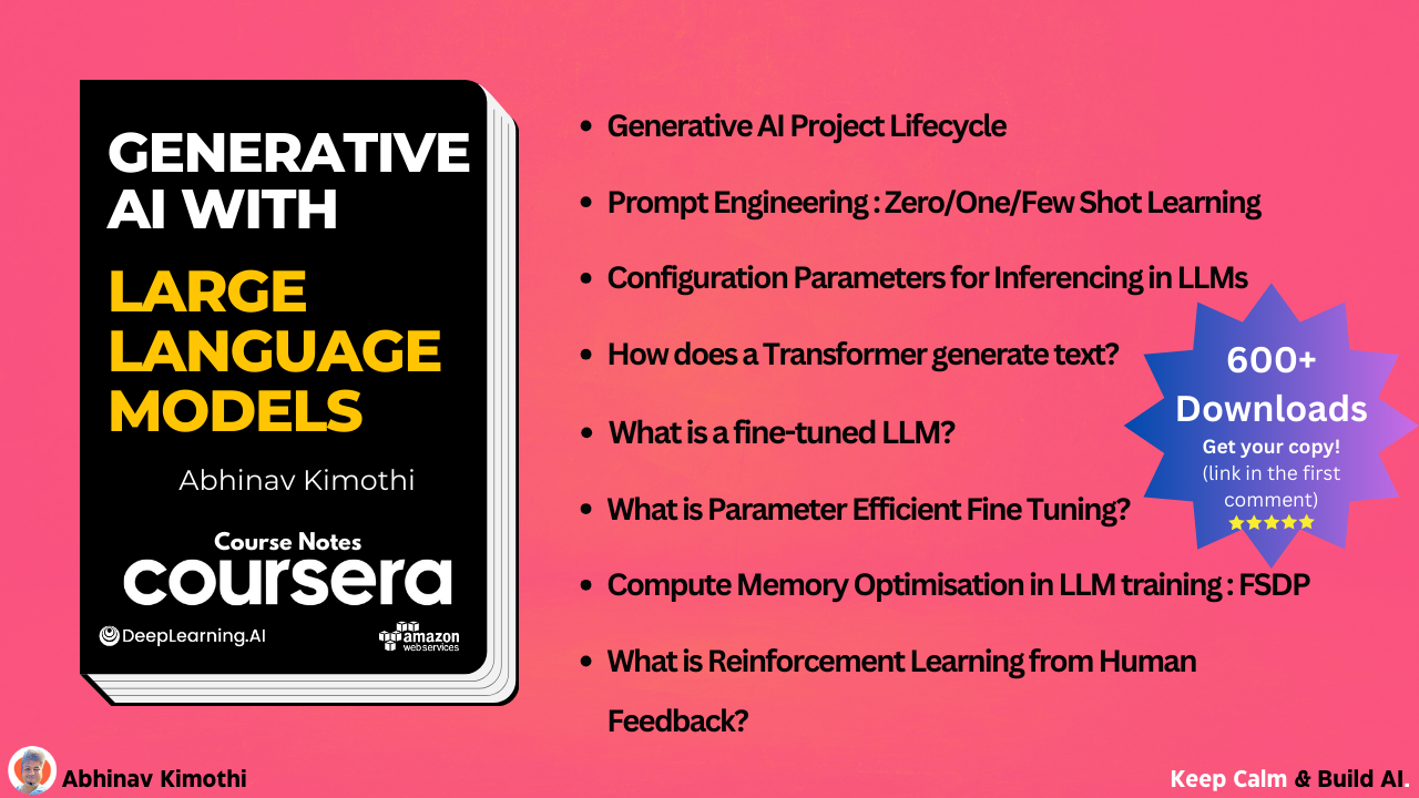 Generative AI with Large Language Models - Abhinav Kimothi