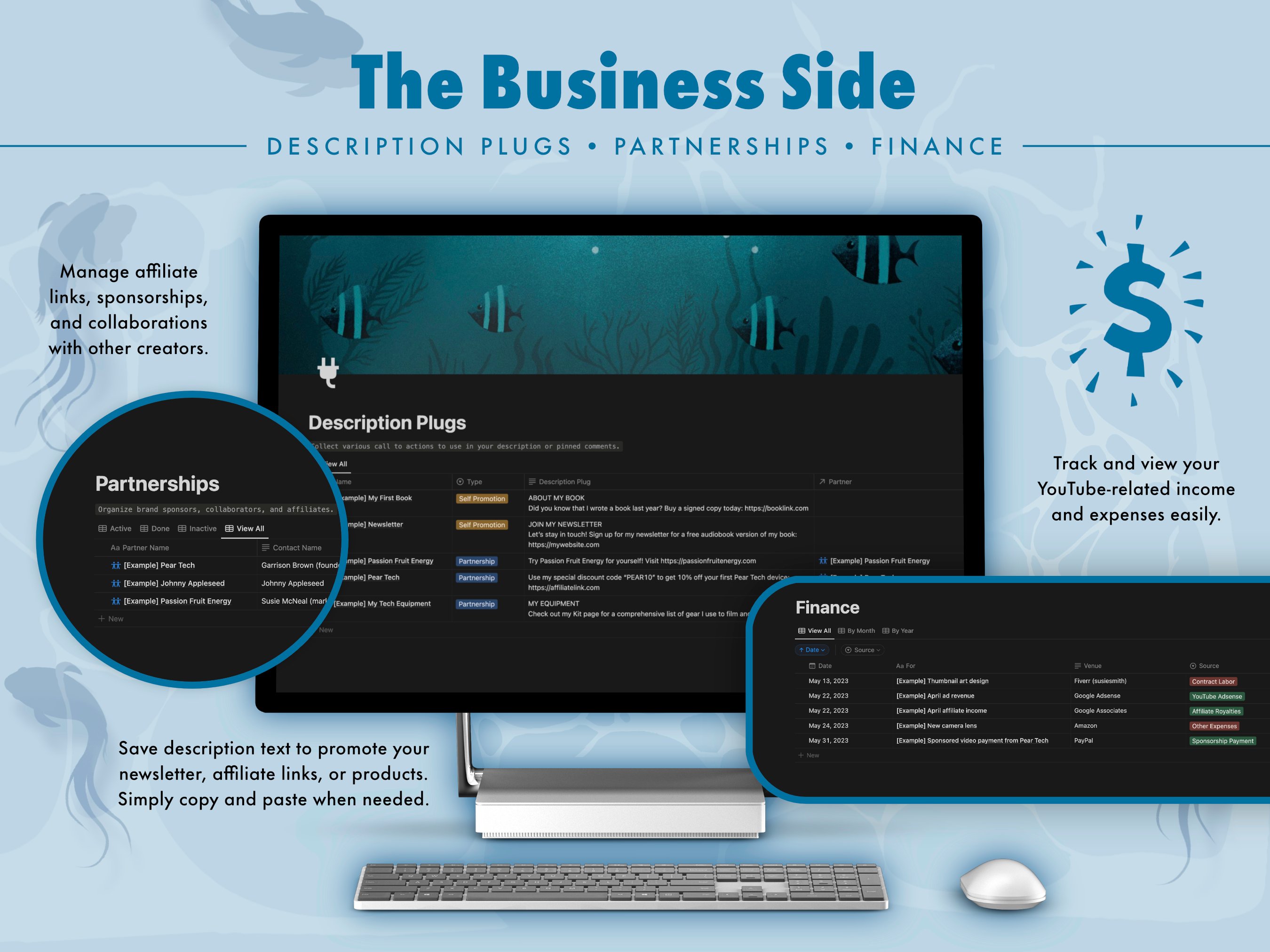 Ultimate Notion Template for YouTubers | Digital Video Planner, Social ...